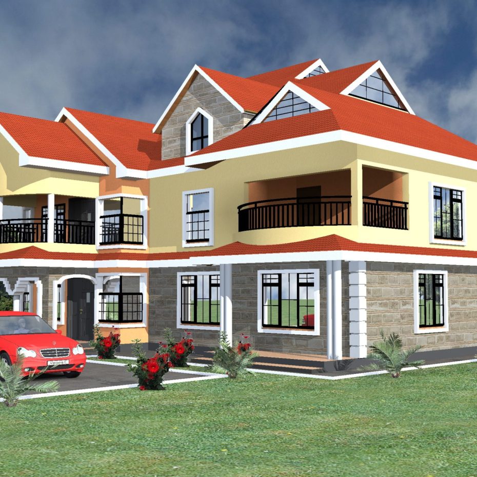 Beautiful 5 Bedroom house designs [Full Details Here ] | HPD Consult