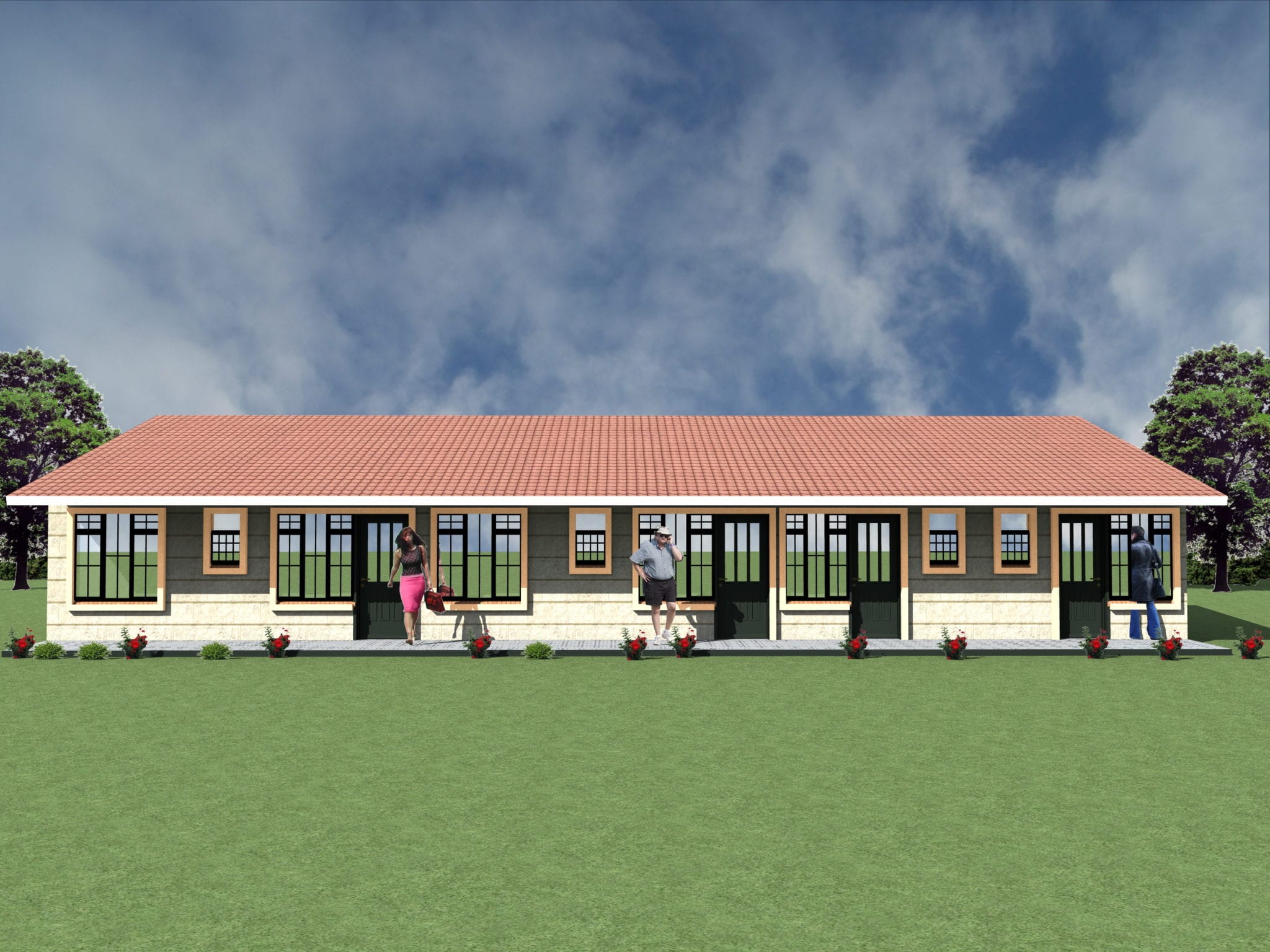 Elegant 1 Bedrooms And Bedsitters Rental House Plan HPD Consult