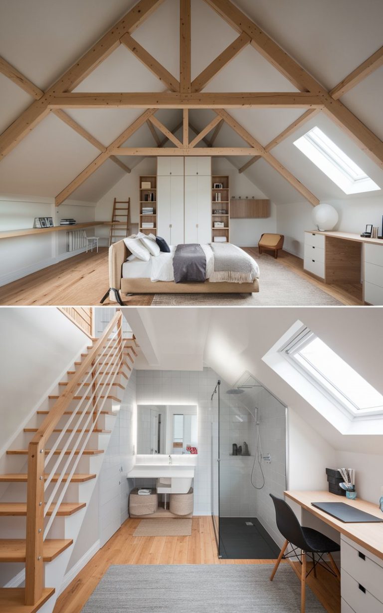 Modern Dormer Loft Conversion with Ensuite: Stylish and Space-Saving ...